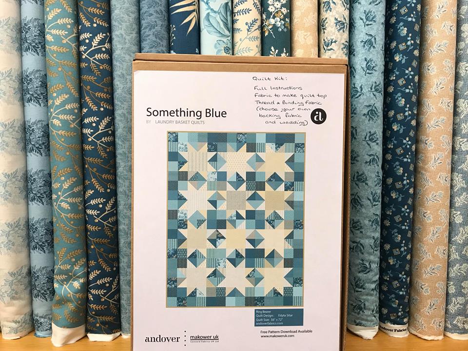 Something Blue Quilt Kit by Laundry Basket Quilts Quilt designed by ...